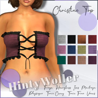 Second Life Marketplace - [HintyWoller] Christine Top